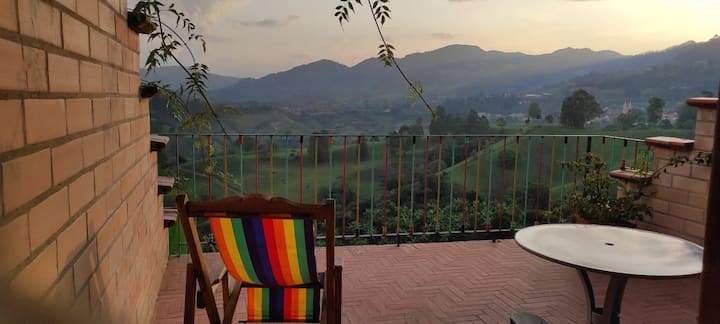 Villa Palosanto Hab.#7 Con Terraza -Rnt114431 - Jericó