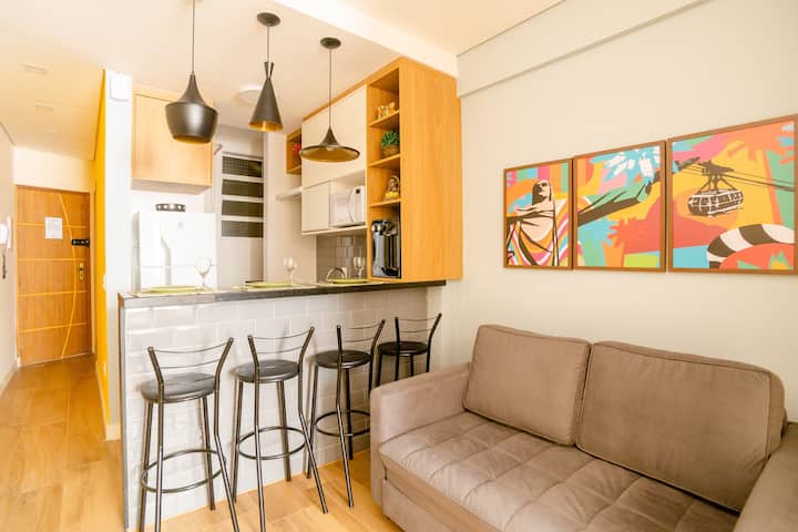 Studio Confortável Meia Quadra Praia Copacabana - Brésil