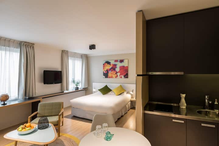 Studio With Equipped Kitchen At Hotel Residence - Bruselas, Bélgica