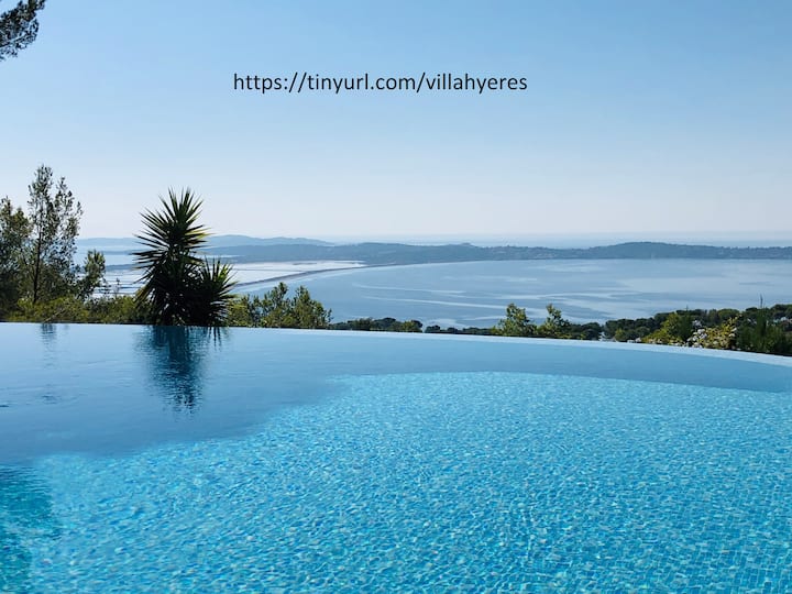Villa + Piscine Vue Spectaculaire Exposition Sud - Presqu'île de Giens