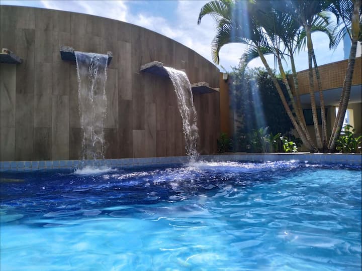 Apt. 3/4, Para 8 Pessoas, Com 6 Piscinas. - 칼다스 노바스