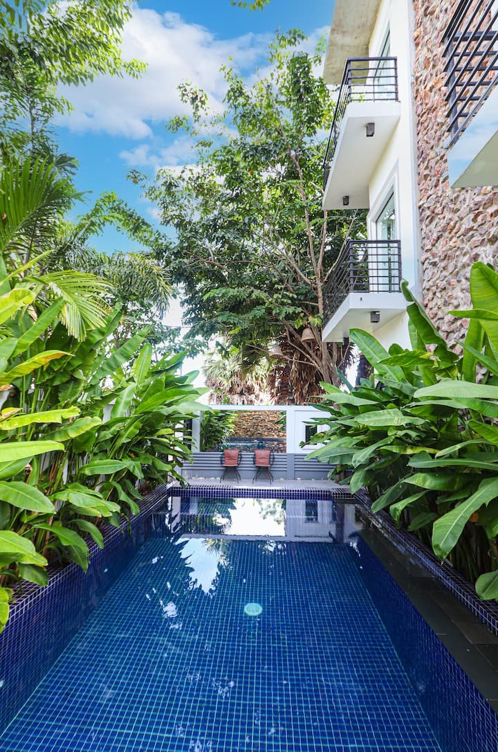 7 Bedroom Private Pool Villa 1.8mile To Center - Camboya