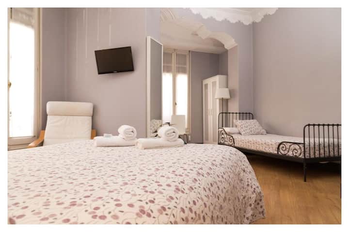 Big And Magnific Triple Room With Bathroom Inside - Valencia