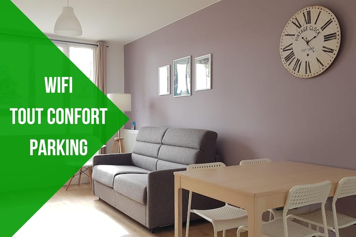 Nid Douillet & Cosy / Wifi/ Tout Confort / Parking - Pessac