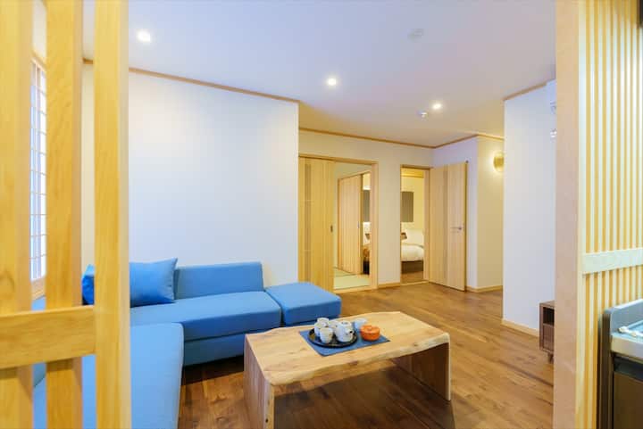 【宿家雀】53㎡の広々2ldk最大7名宿泊ok！和モダンな広々2ldkで暮らすように泊まる滞在を！ - Ginza