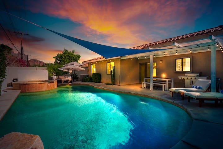 Retro-modern Home W/mountain Views, Pool, & Spa! - Indian Wells, CA