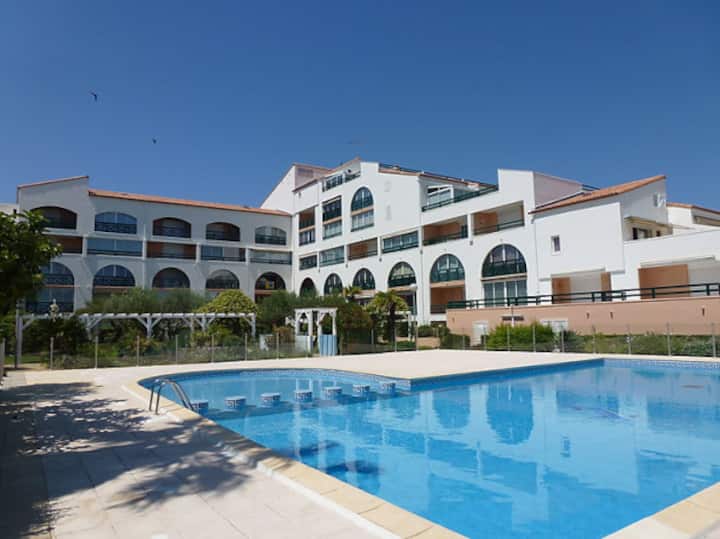 Superbe Appart 40m2 Proche Plages + 25m2 Terrasse - Plage de Port Camargue