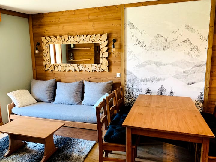 Les 2 P'tits Flocons-6 Pers-45m²- Vue Montagne - Les Deux Alpes