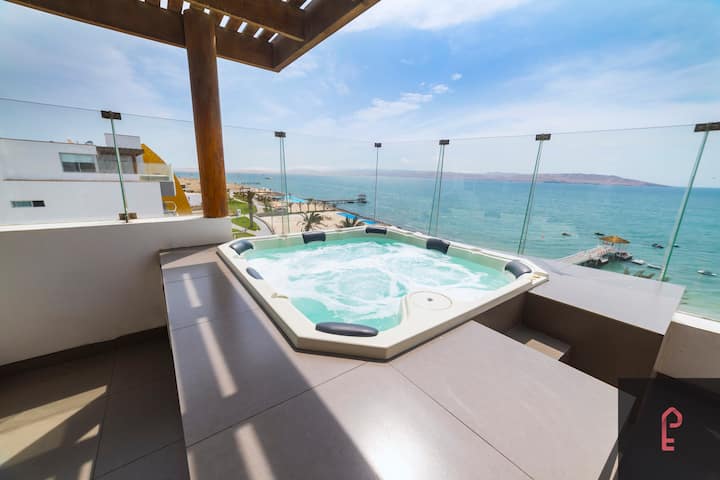 Incredible Duplex With Sunset View - Paracas