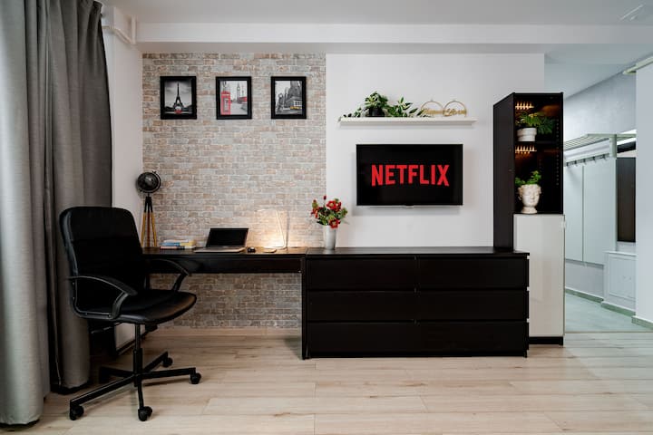 2br Remote Work Designated Workspace Free Parking - Bucharest