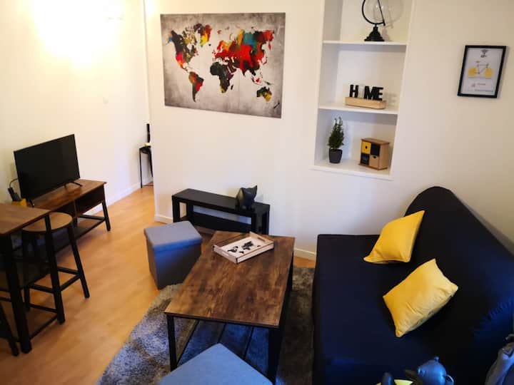 Charmant Appartement Bien Situe & Tout Equipe Wifi - Ibis Styles Rouen Centre Rive Gauche