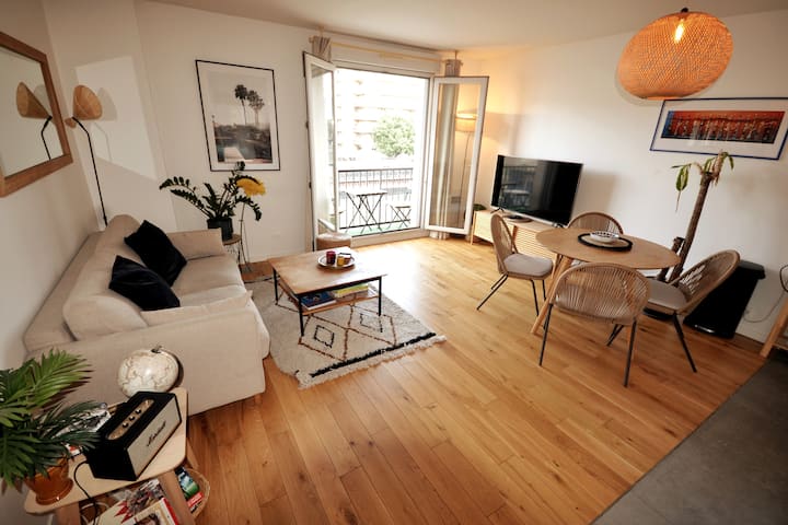 ✿ Appartement Cosy Avec Balcon, Canal De L’ourcq ✿ - Paris