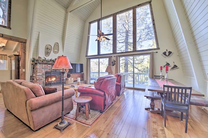 Spacious Family-friendly Cabin With Mountain Views - Lake Arrowhead