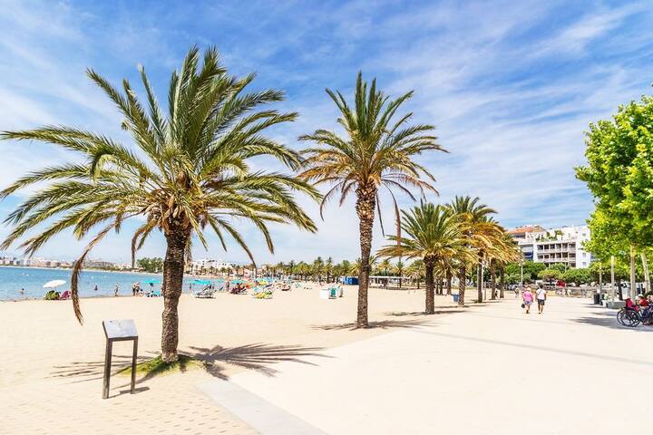 Bel Appartement/terrasse/piscine/plage Roses Santa - Roses