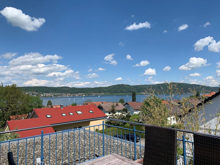 53m² Ferienwohnung Mit Dachterrasse Und Seeblick - Bodman-Ludwigshafen