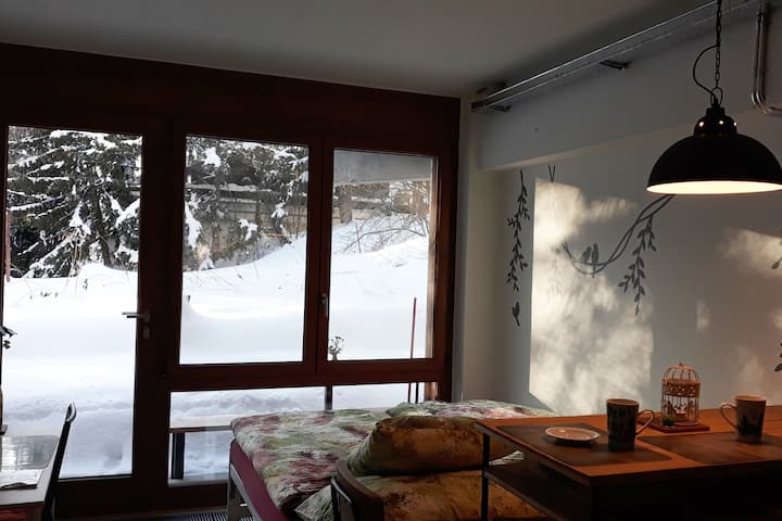 2 Studios Secretnest In The Center Of Cransmontana - Sierre