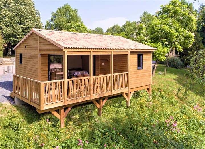 Chalet Bois 4/5 P Dans Camping Piscine - Navarrenx - Navarrenx
