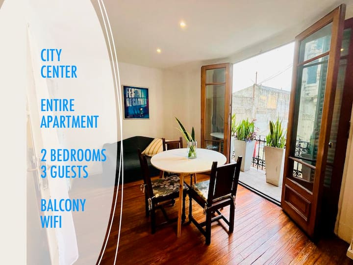 2 Bedrooms And A Balcony In A French Apartment - Buenos Aires