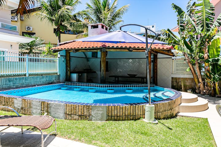 Excelente Casa Praia De Palmas -16p. -Suíte Pcd* - Governador Celso Ramos