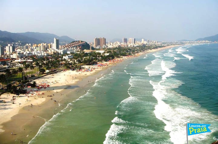 Cobertura Com Wifi Quintal E Churrasqueira - Guarujá