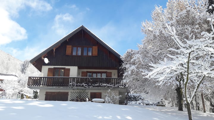 Chalet Familial - Superbe Vue Sur Lac Et Montagne - Vaujany