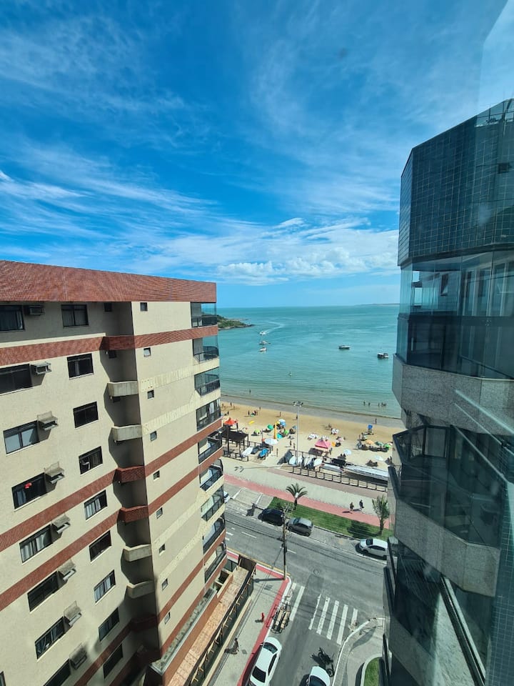 Apto Vista Mar 3qts 2vgs Churrasqueira Na Varanda! - Guarapari