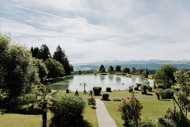 Heimatel - Moderne Wohnung Mit Pool & Sauna - Scheidegg