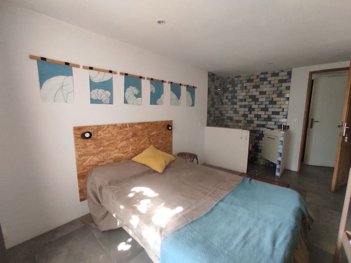 Chambre Calme Accès Jardin - Frontignan