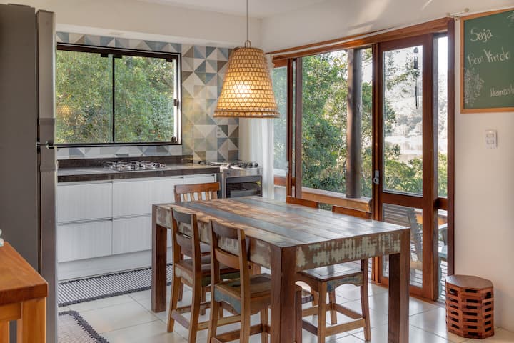 Casa Encantadora Con Vista A Laguna De Ibiraquera - Imbituba