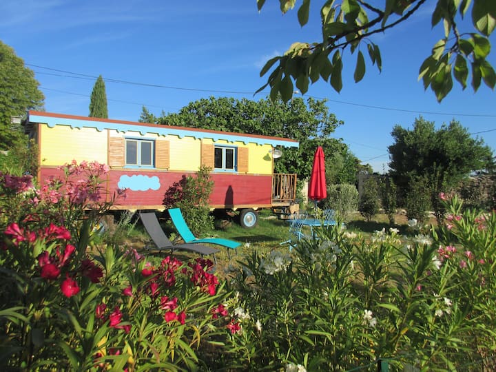 Roulotte Climatisée Amoureux D'uzès (Min. 2 Nuits) - Uzès