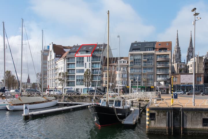 Appartement Duplex Catamaran Avec Terrasse Privée - Ostende