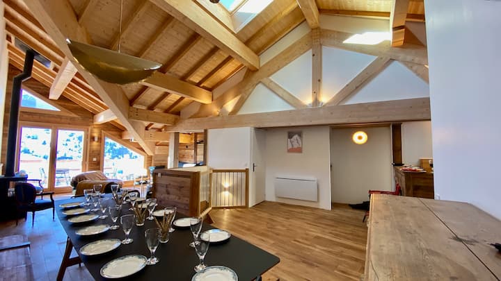 Chalet Keryet, Magnifique Belvédère Sur La Vallée - Vars