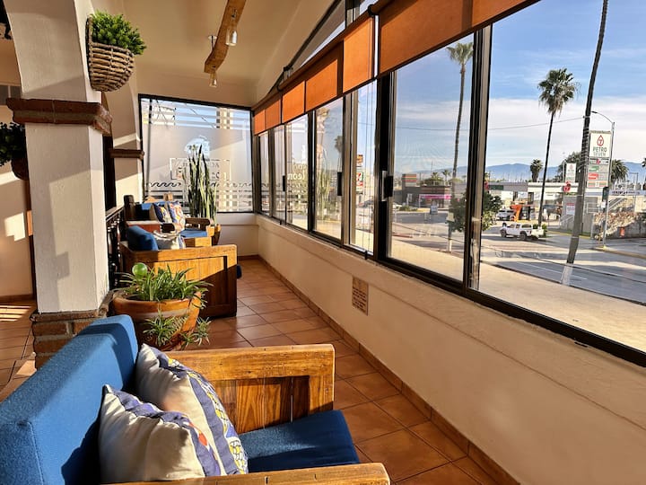 Hacienda El Galeon | Oceanview Downtown 2bed+2bath - Ensenada