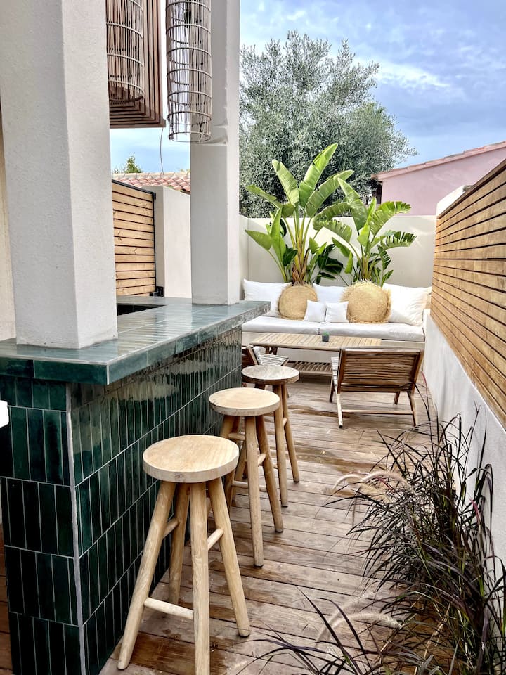 «&nbsp;Villa Marinette&nbsp;» à 2 Mn à Pieds De La Plage - Le Castellet