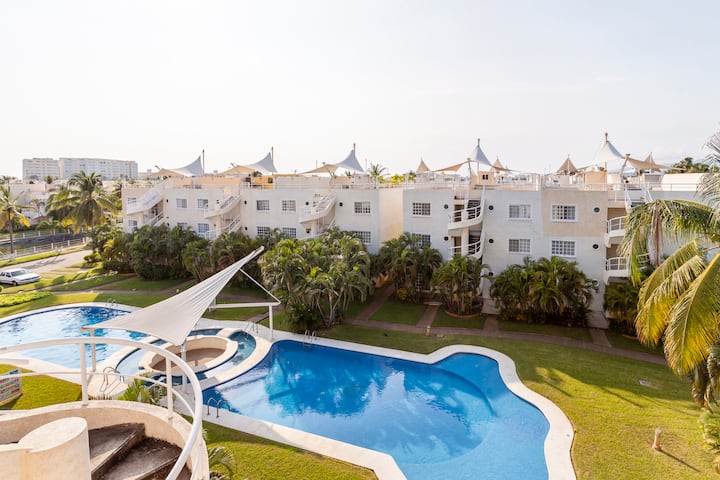 Riviera Diamante Frente A Playa Bonfil. Depto A&d. - Acapulco