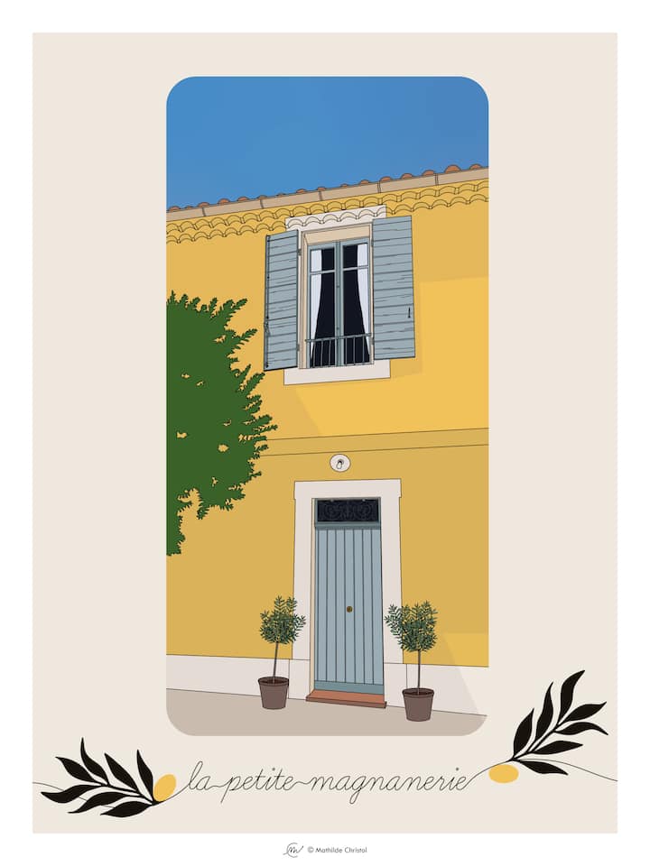 Jolie Maison De Ville "La Petite Magnanerie" - Rognes