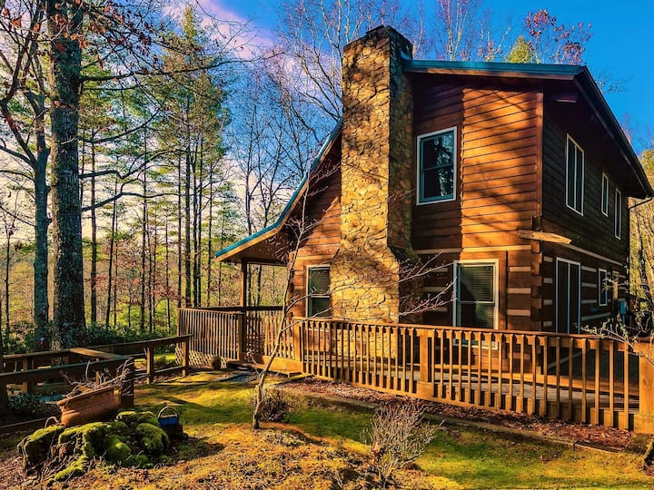 1 Acre-real Log Cabin-gated Community-easy Access