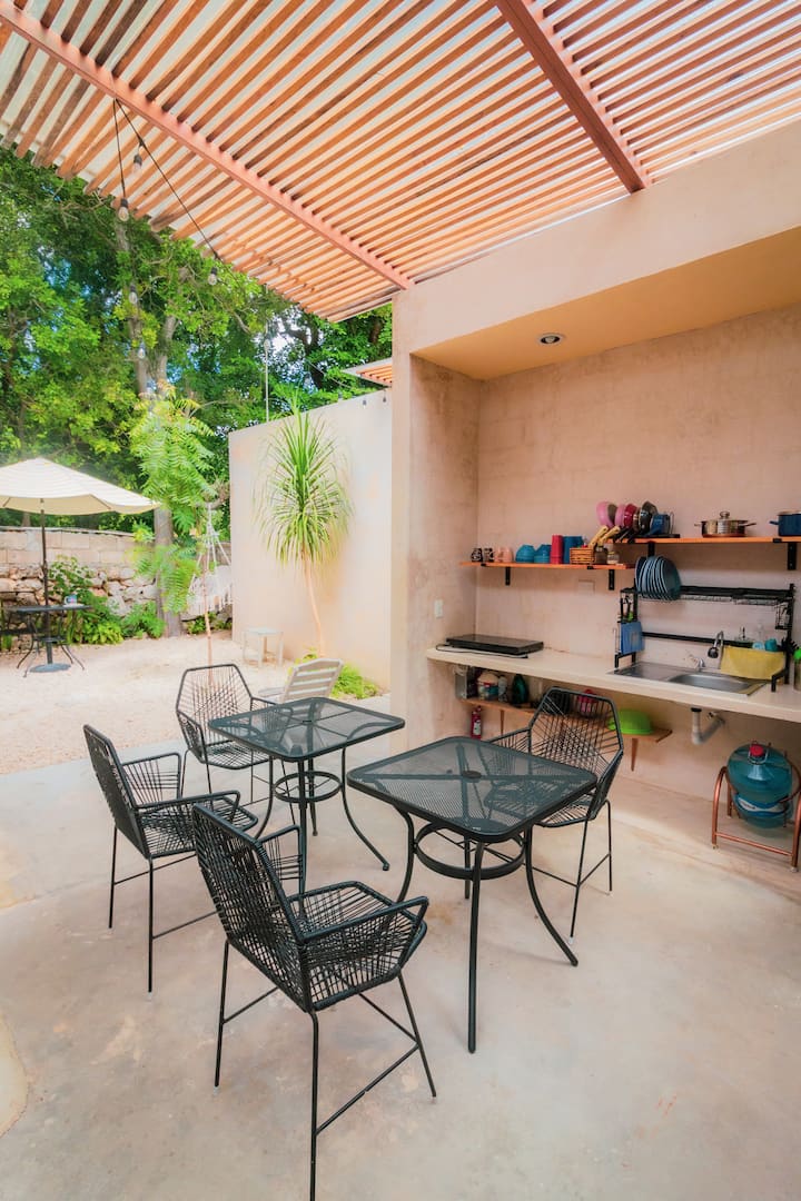 Habitación Já, A La Vuelta Del Parque La Plancha - 猶加敦