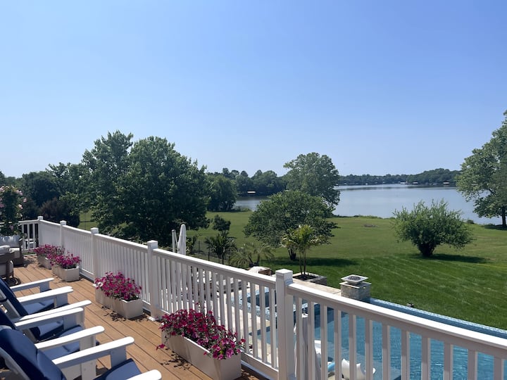 Nashville Lakefront 5-star Mansion - Resort Pool - Gallatin, TN