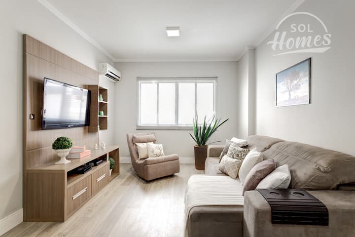 Clean & Climatizado A 100 M Da Praia Central - Balneario Camboriú