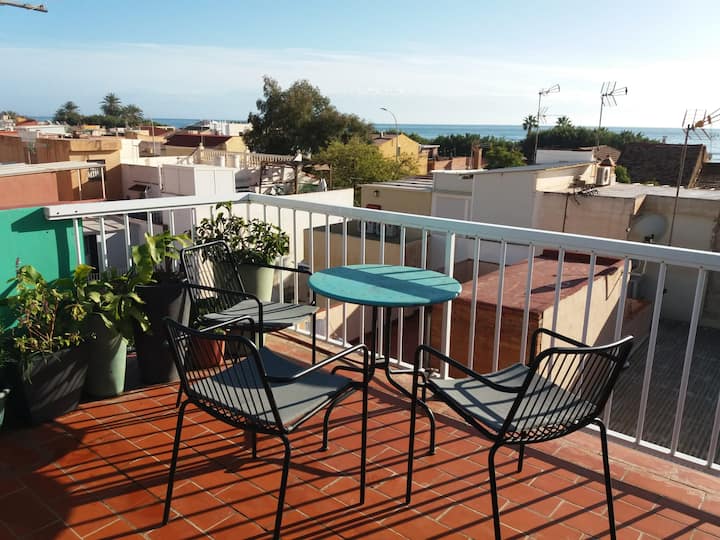 Holiday House With Roofterrace And Seaview - Málaga