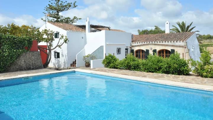 Casa De Campo Menorquina Con Piscina Compartida - Minorque