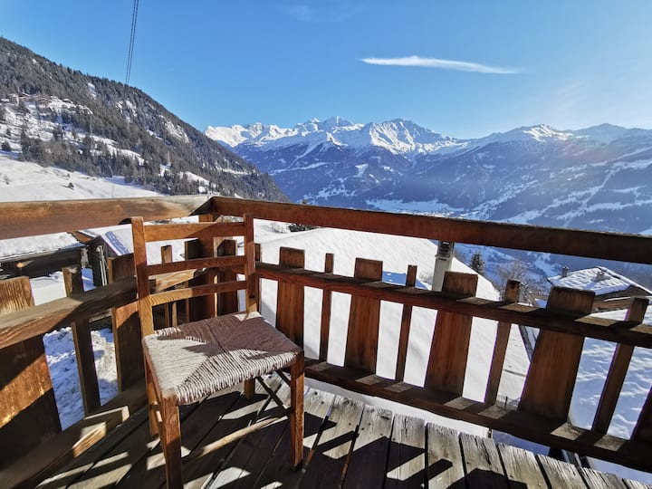 Verbier Village - Authentique Châlet Angèle (Haut) - Verbier