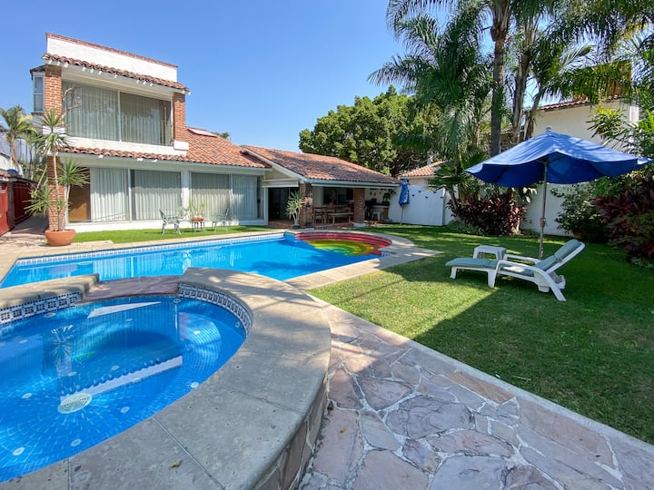 🦋 Casa Con Alberca Priv., Jacuzzi, Wifi Y  Asador - Jiutepec