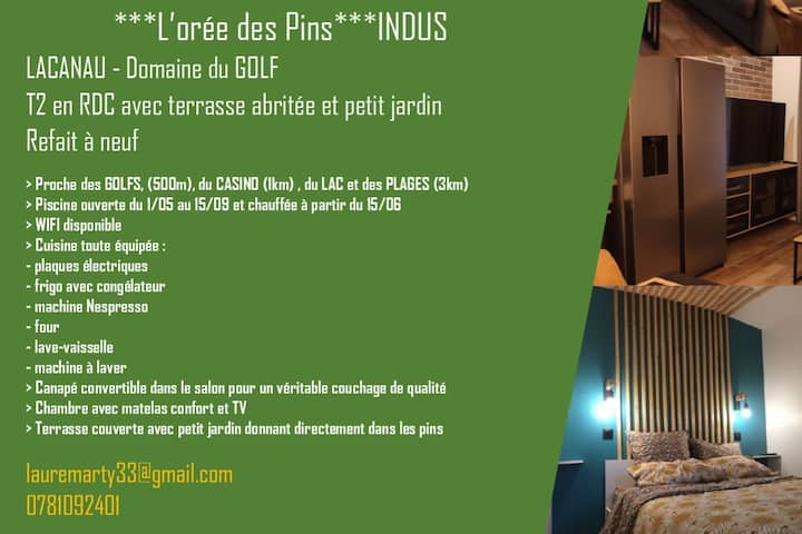 L'orée Des Pins - Indus - T2 Refait à Neuf - Lacanau