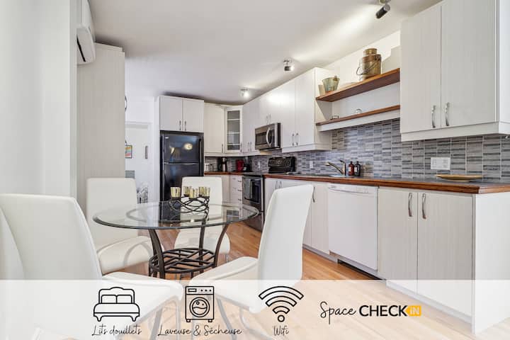 Moderne & Paisible | Bureau + Wifi | Air Clim - Montréal, QC