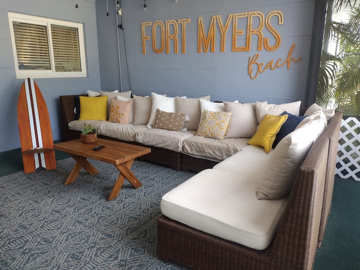 Introductory Price!  4 Br Steps From Private Beach - Fort Myers Beach, FL