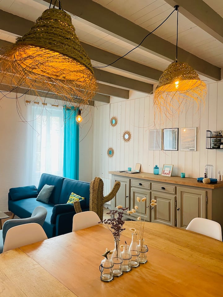 Maison Familiale Typique à 3 Min Des Plages - Île d'Oléron