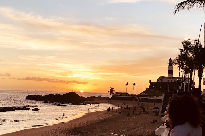 Apnabarra-apto. Na Charmosa Praia Da Barra - Bahía