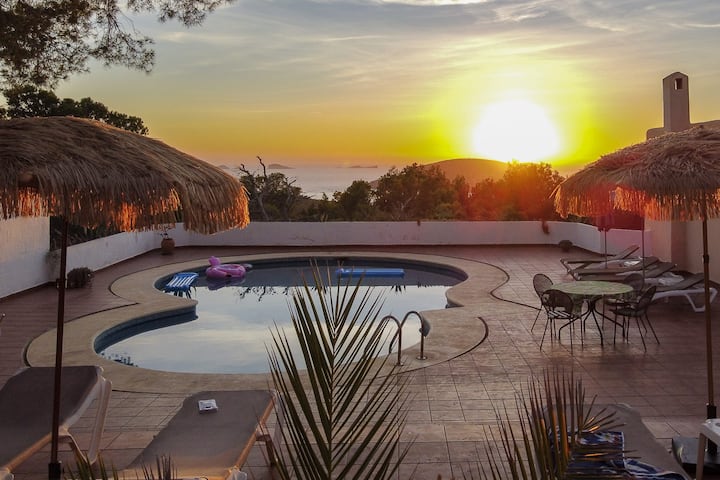 Ibiza Villa Can Mar + Seafront + Stunning Sunset - Île de Ibiza